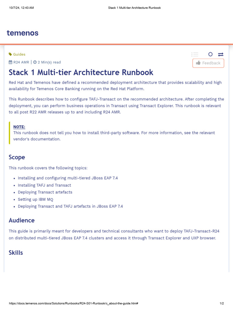Stack 1 Multi-Tier Architecture Runbook | PDF | Computer Architecture | Computing