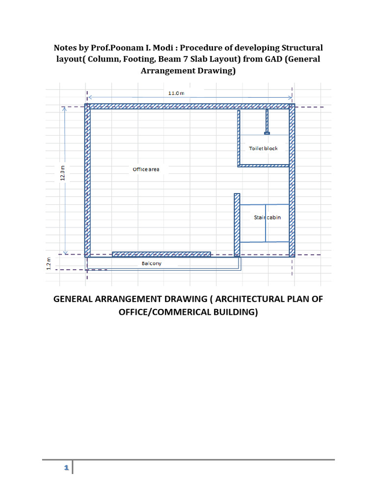 GAD TO STRUCT.LAYOUT_NOTES | PDF