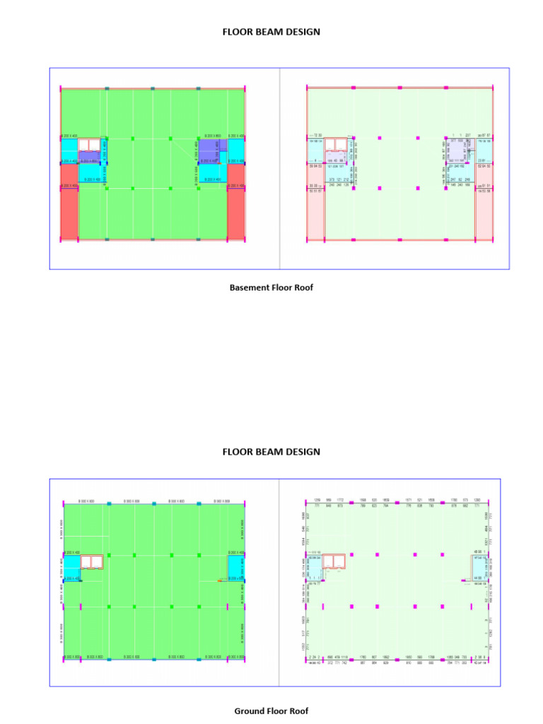 Floor Beam Design | PDF