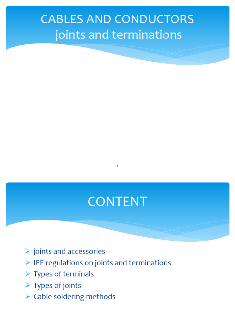 Electrical Joints & Terminations Guide | PDF | Soldering | Electrical Connector