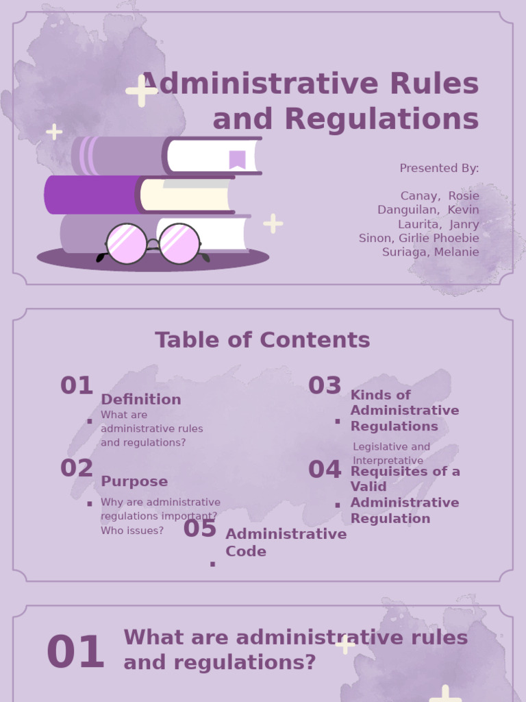 Understanding Administrative Regulations | PDF | Justice | Crime & Violence