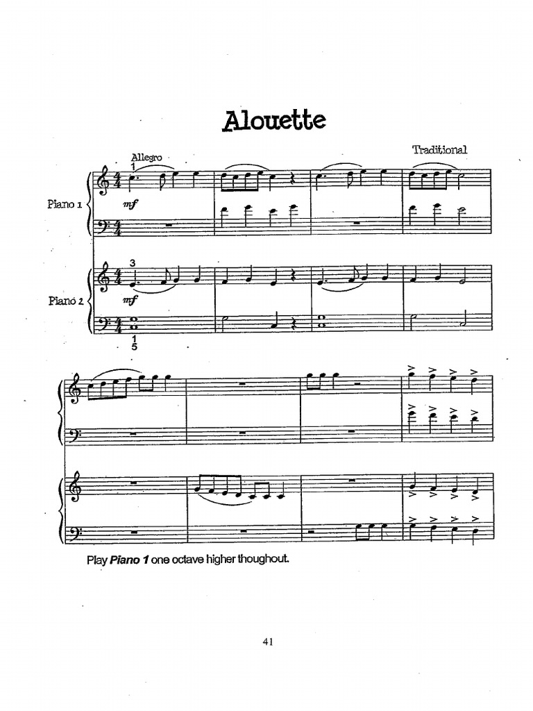 Alouette | PDF
