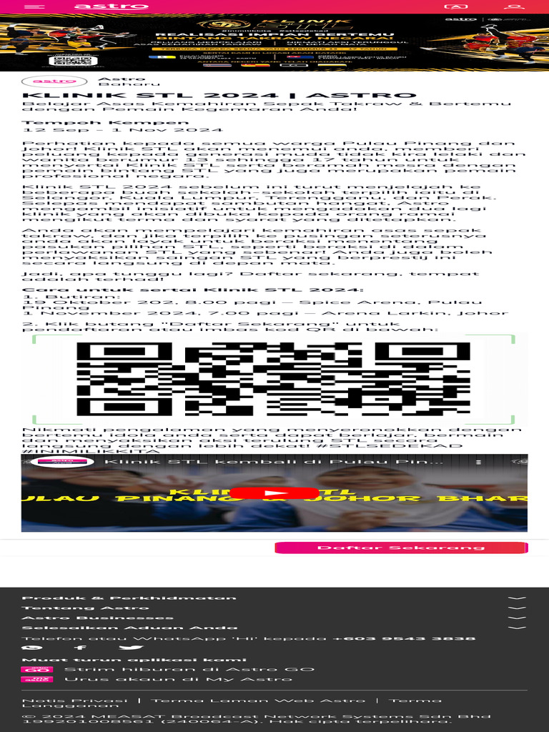 KLINIK STL 2024 ASTRO Astro Promotions | PDF