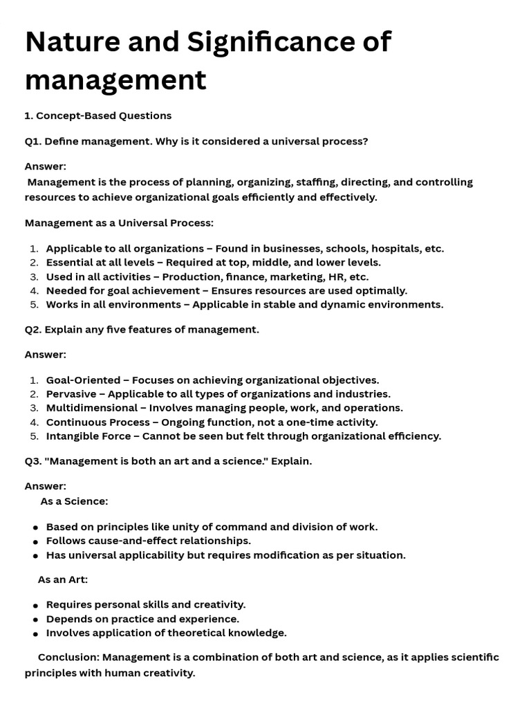 Here Are Detailed Answers To The Most Important Nature and Significance ...