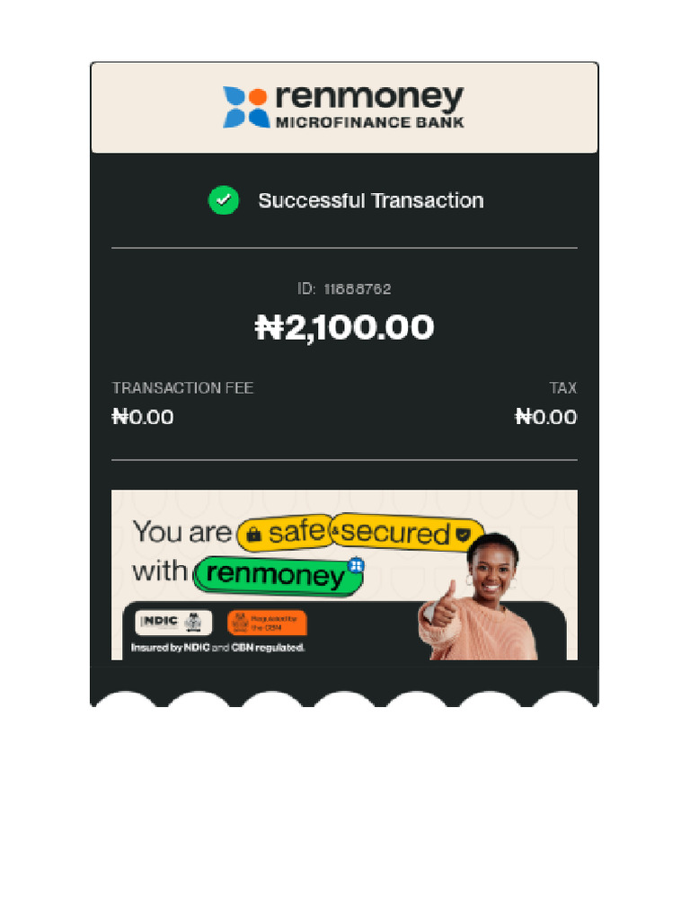 Renmoney Receipt 286370 | PDF