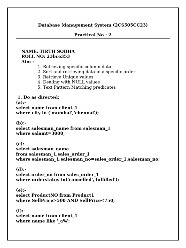 23bce353 Prac2 | PDF