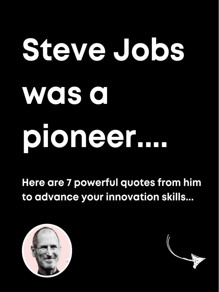 Inspiring Quotes from Steve Jobs on Innovation | PDF