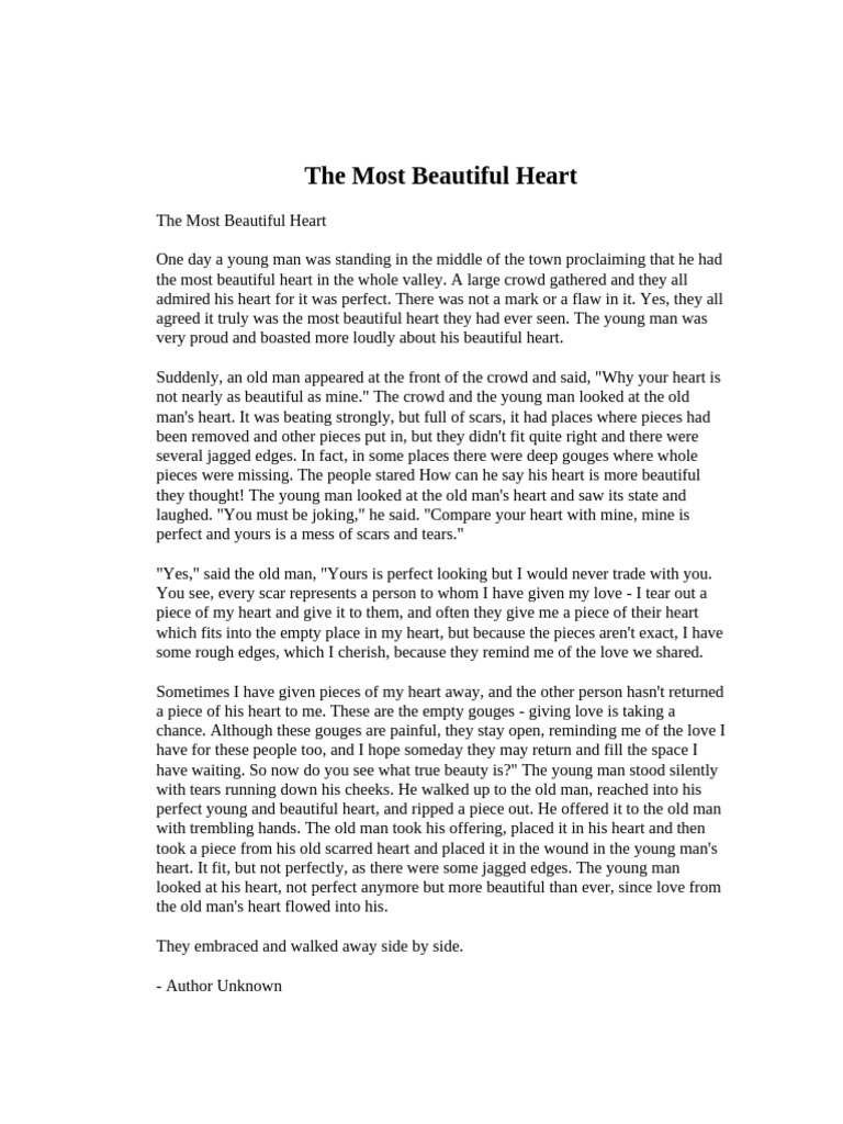 The Beauty of Scars and Love | PDF