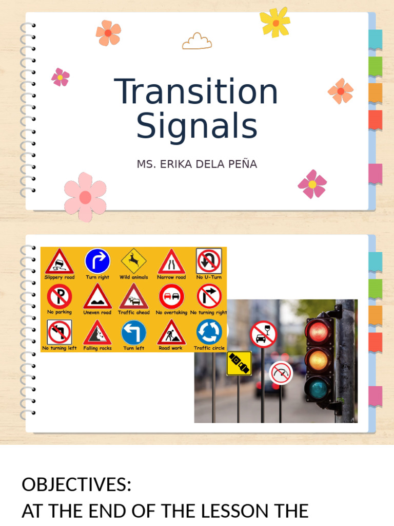 Understanding Transition Signals | PDF | Sentence (Linguistics)