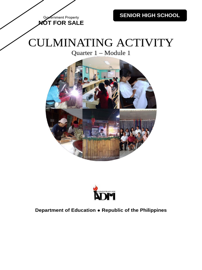 Culminating Activity Lesson 1 4 | PDF | Learning | Educational Assessment