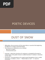 Class 10 First Flight All Poems Literary Devices | PDF | Poetry | Rhyme