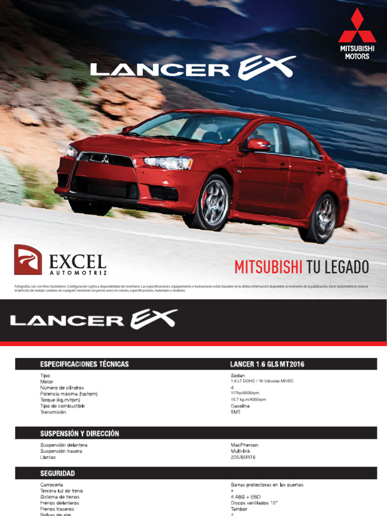 Lancer Ex Excel | PDF