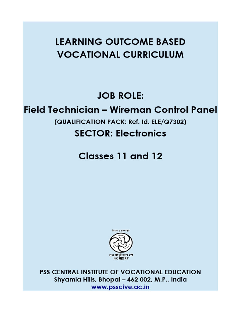 Field Technician Wireman Control Panel English | PDF | Educational ...