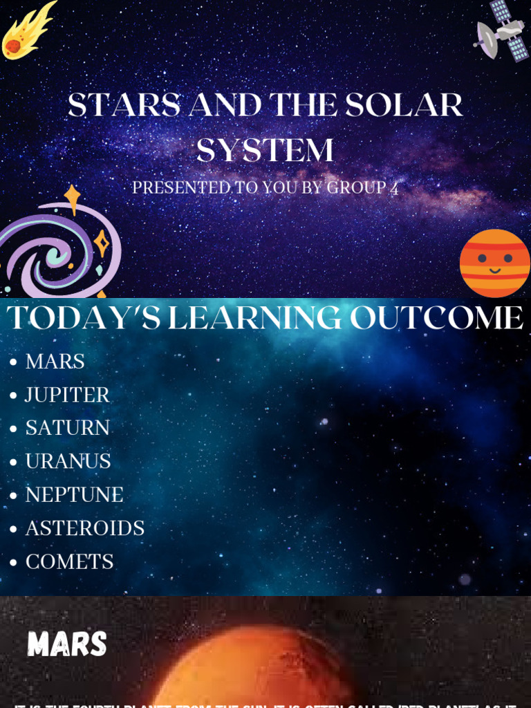 Overview of Solar System Bodies | PDF | Planets | Saturn