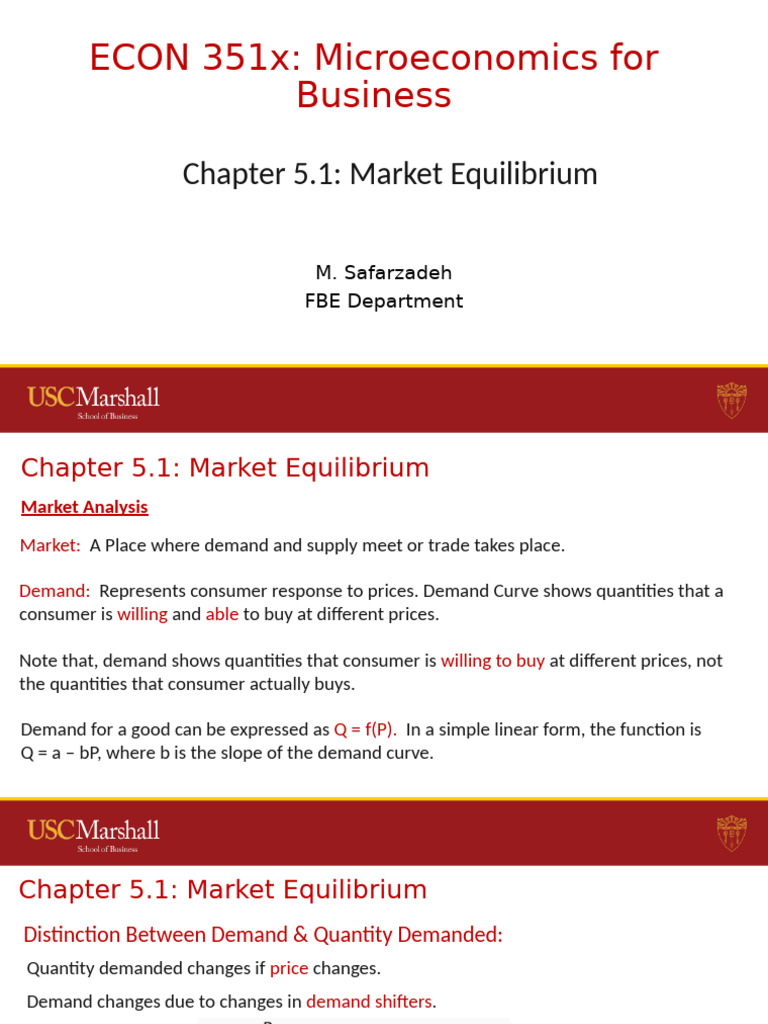Market Equilibrium and Elasticity Analysis | PDF | Elasticity ...