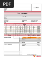Cloth Bill Format 2 | PDF