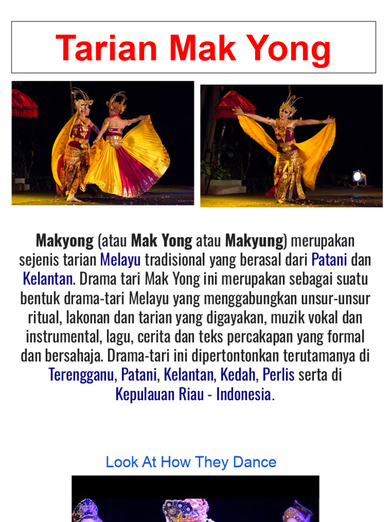 Sejarah dan Pengaruh Tarian Mak Yong | PDF