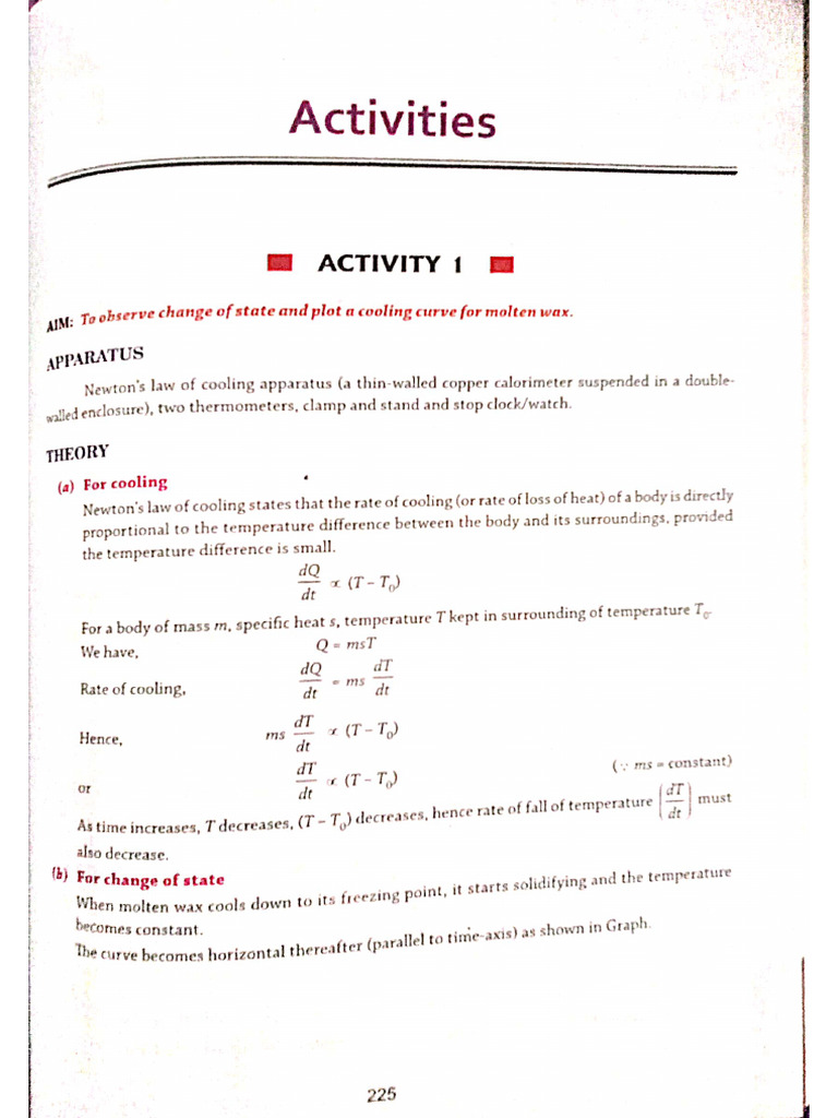 Observe Change of State (Activity) | PDF
