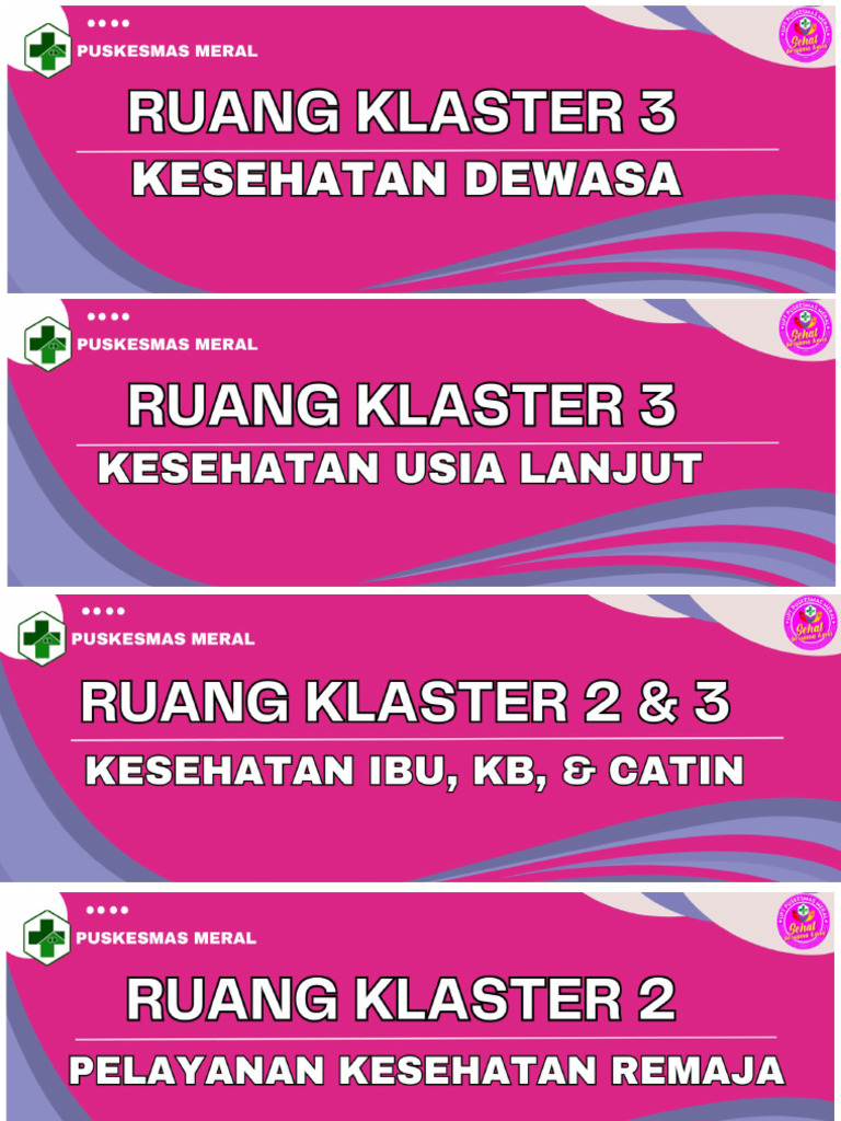 Nama Ruang Klaster | PDF