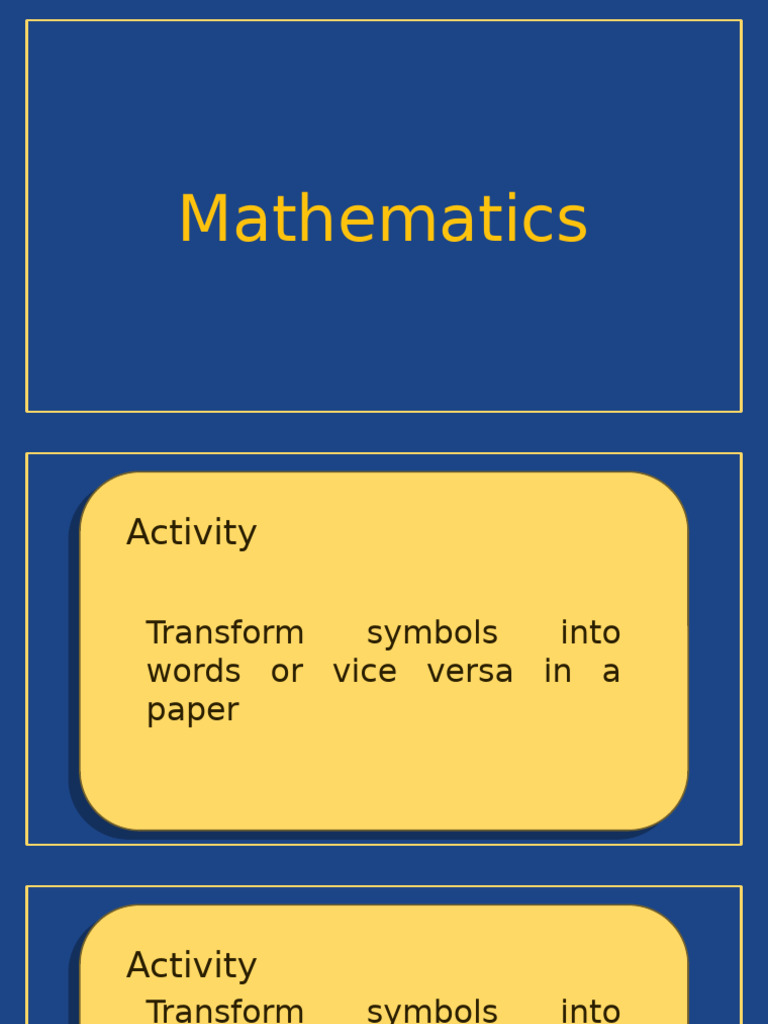 Transforming Symbols in Mathematics | PDF | Plural | Linguistic Typology