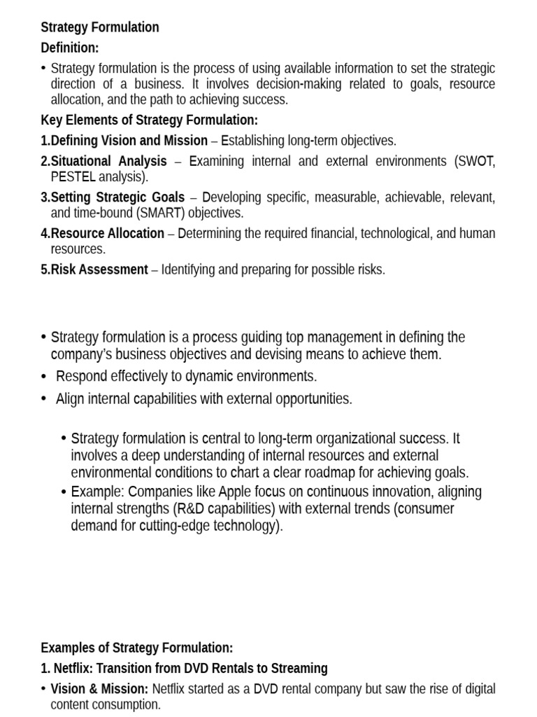 Strategic Formulation and Implementation | PDF | Strategic Management | Performance Indicator