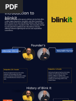 Blinkit: Instant Delivery & Operations Insights | PDF | Supply Chain ...