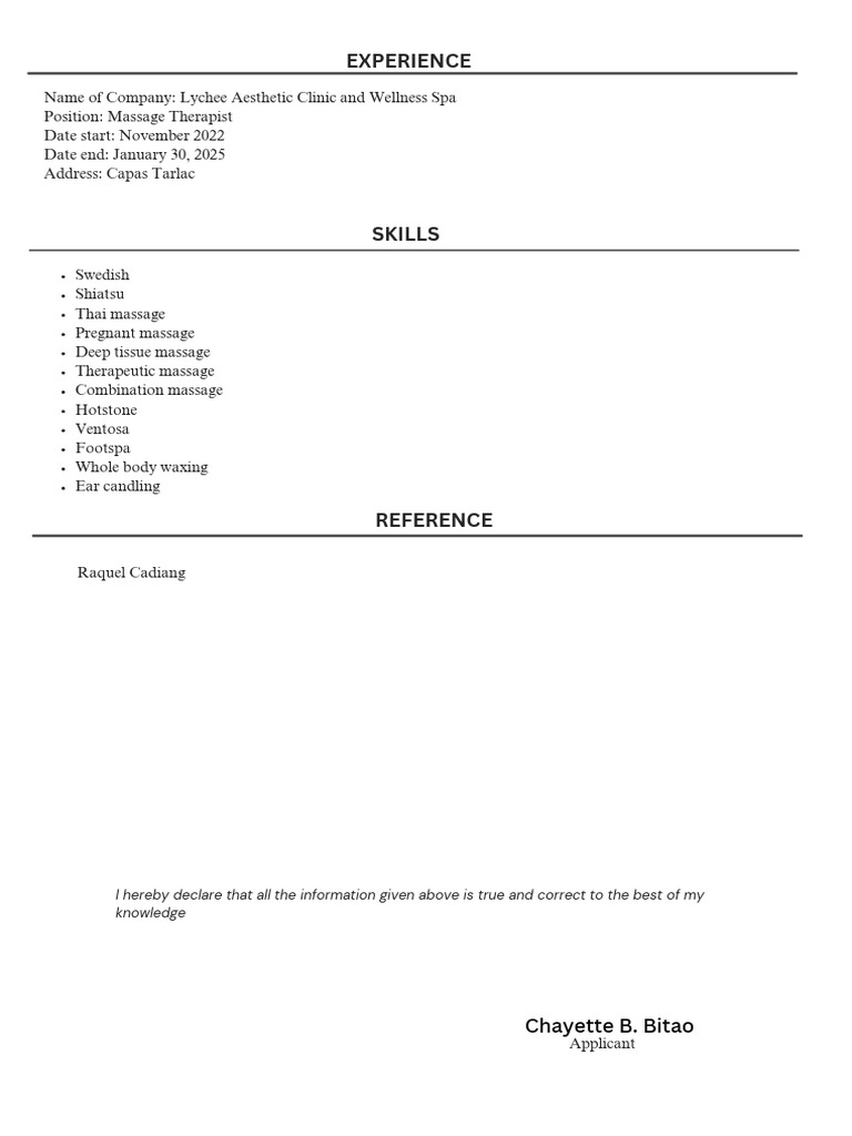 Resume (11) | PDF