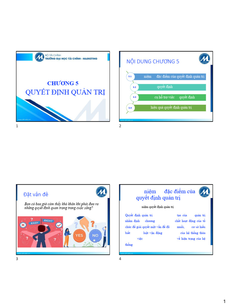 Ufm - QTH 2024 - Chương 5 | PDF