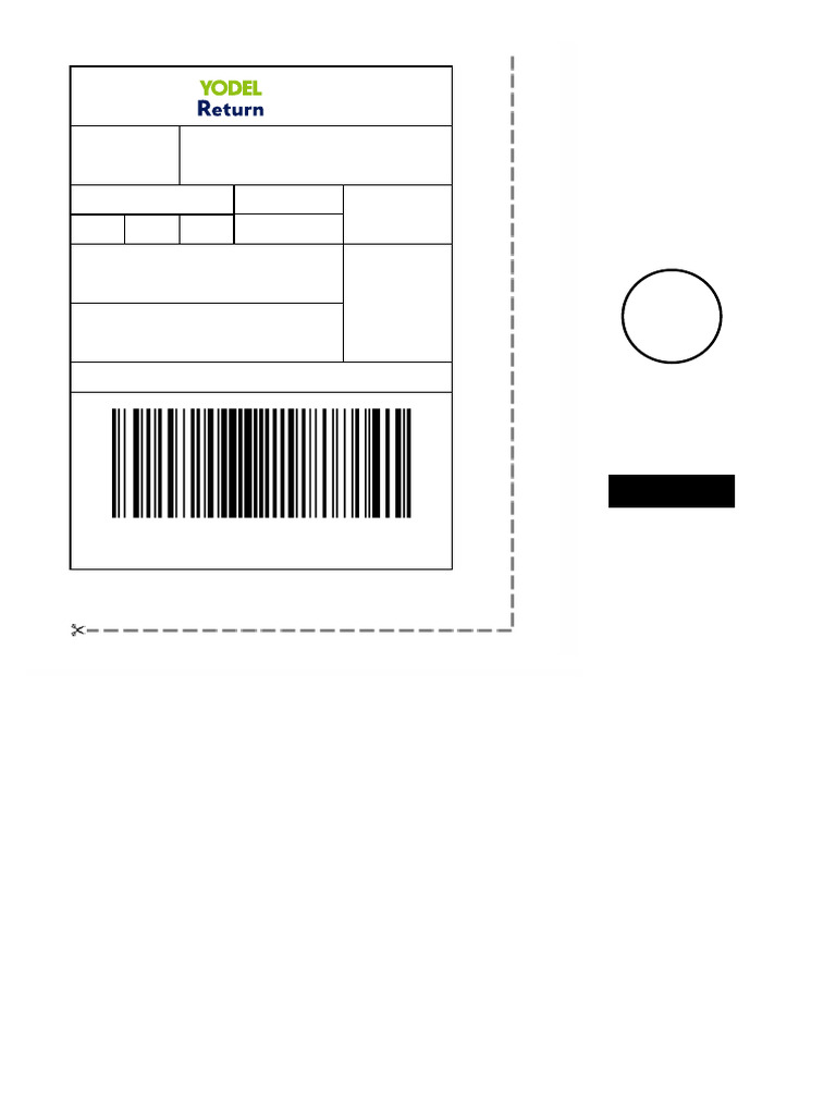 Return Labels - Yodel | PDF