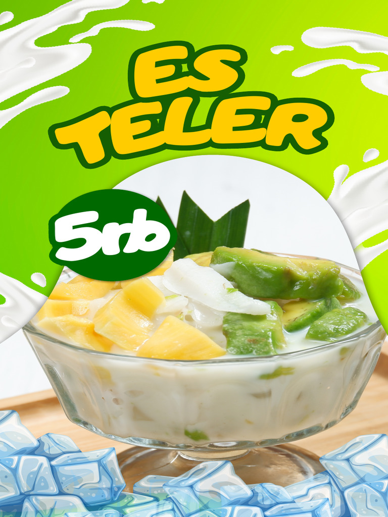 Hijau & Kuning Minimalis Promosi Minuman Es Teler Cerita Instagram | PDF