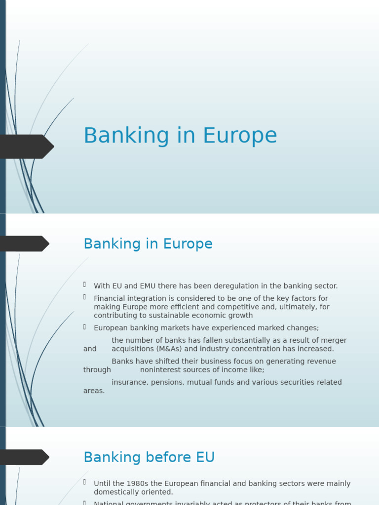 Chapter 5 Banking in Europe | PDF | European Debt Crisis | Greek Government Debt Crisis