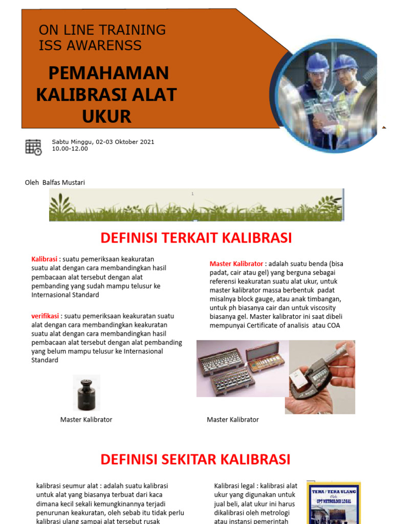 Kalibrasi Alat Ukur dan Standar | PDF