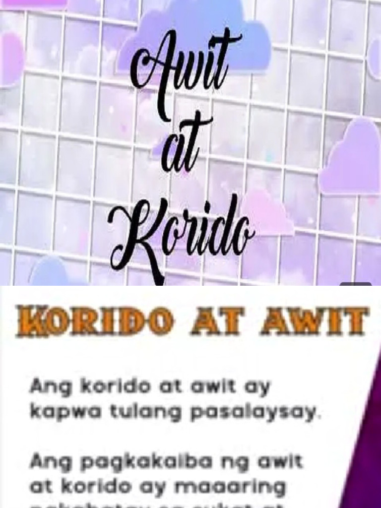 Awit at Korido | PDF