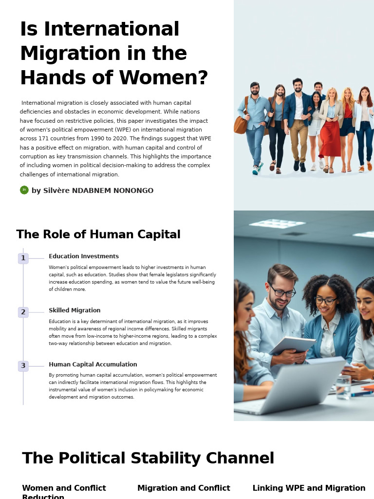 Is International Migration in The Hands of Women | PDF | Human ...