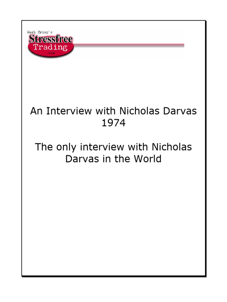An_Interview_With_Nicolas_Darvas | PDF