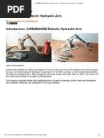 Cardboard Robotic Hand Project Guide | PDF | Hand | Finger