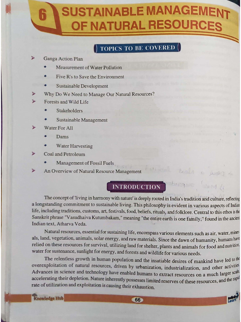 Sustainable Development 10 Class | PDF