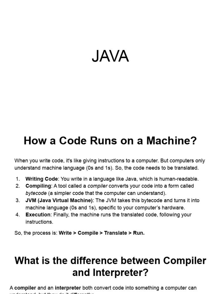 JAVA MATERIAL | PDF | Java Virtual Machine | Java (Programming Language)
