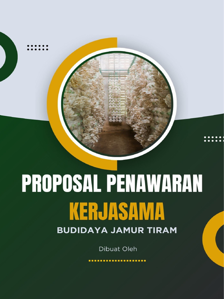 Proposal Usaha Budidaya Jamur Tiram | PDF