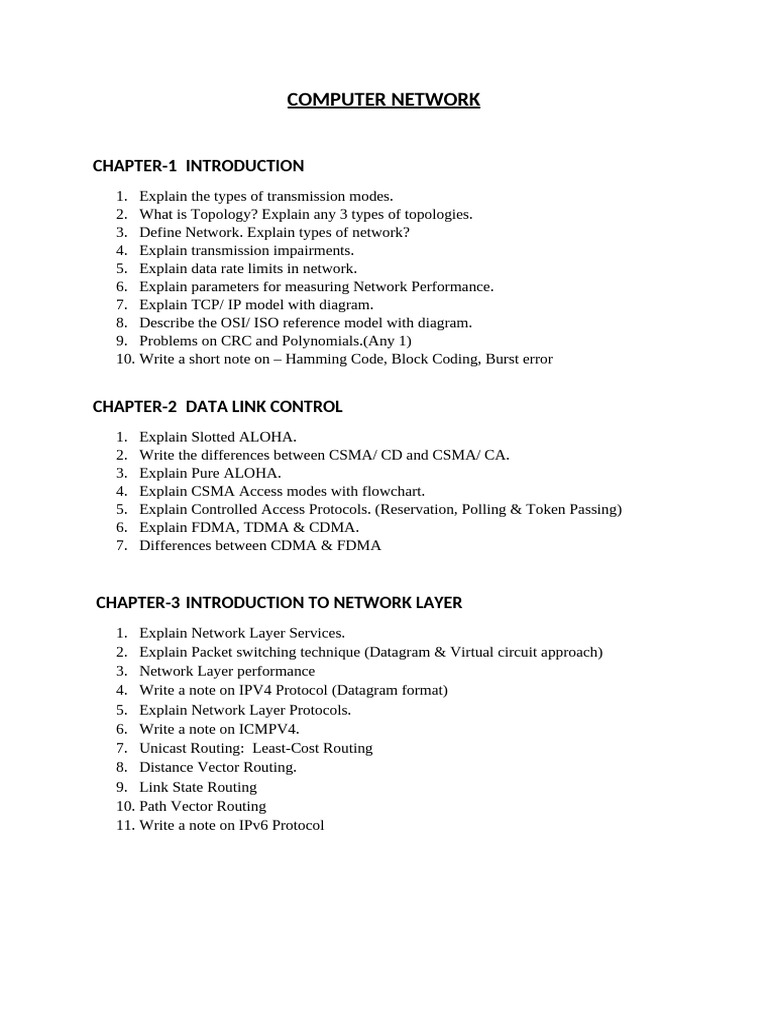 Comprehensive Guide to Computer Networking | PDF