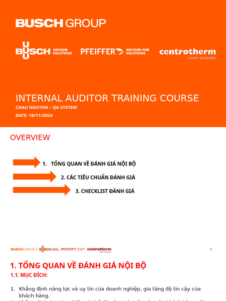 Training Internal Audit | PDF