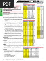 Motorcycle Tire Guide - Cross-Reference Chart For Popular Tire Sizes | PDF