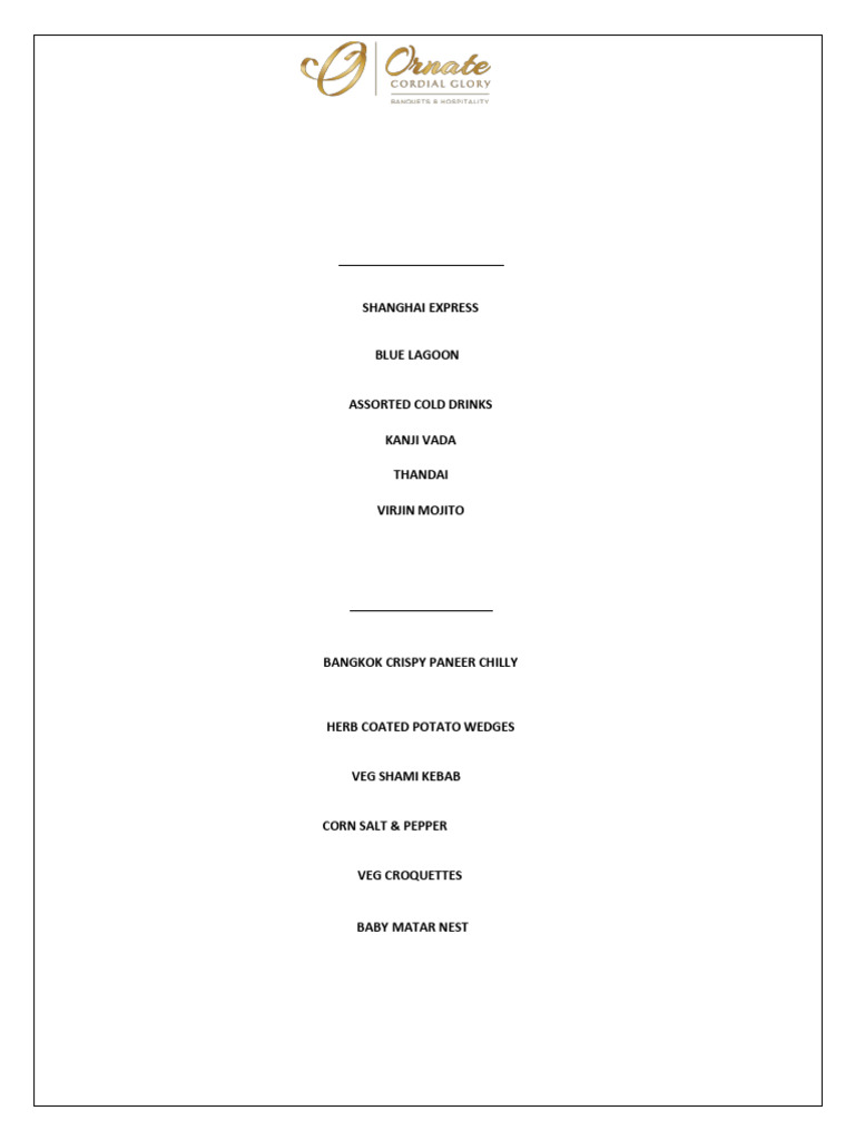 Grand Veg Menu 2023: Diverse Dishes | PDF | Salad | Indian Cuisine
