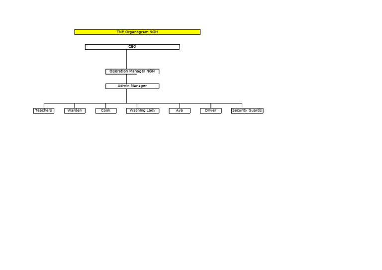 TNP NGH Organogram | PDF
