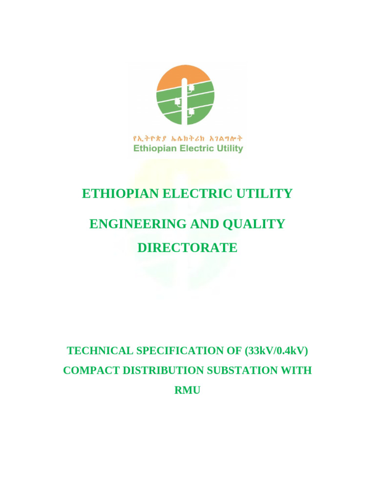 Final Spec of 33kV CDSS Write Up and G.T.P-commented | PDF | Transformer | Electric Power ...