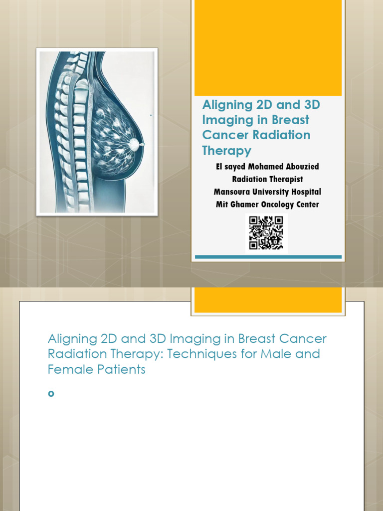 Aligning 2D and 3D Imaging in Breast Cancer | PDF | Medical Imaging ...
