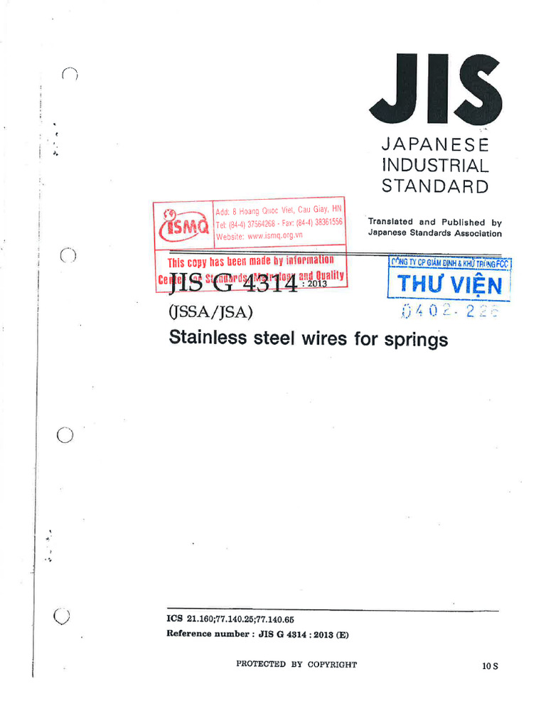Jis G 4314-2013 | PDF