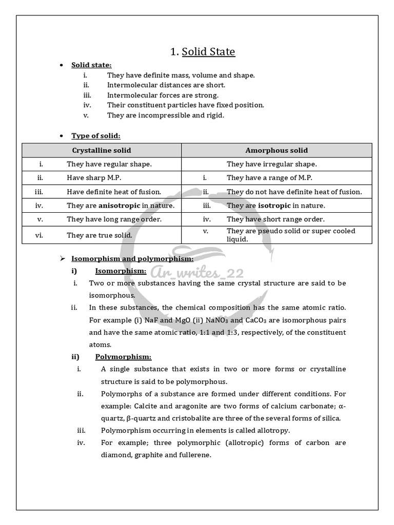 1.solid State | PDF | Semiconductors | Electrical Resistivity And Conductivity