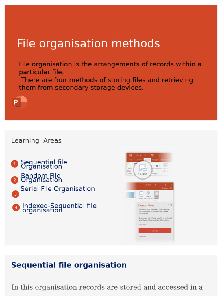 File Organisation Methods | PDF | Computer File | Computer Data Storage