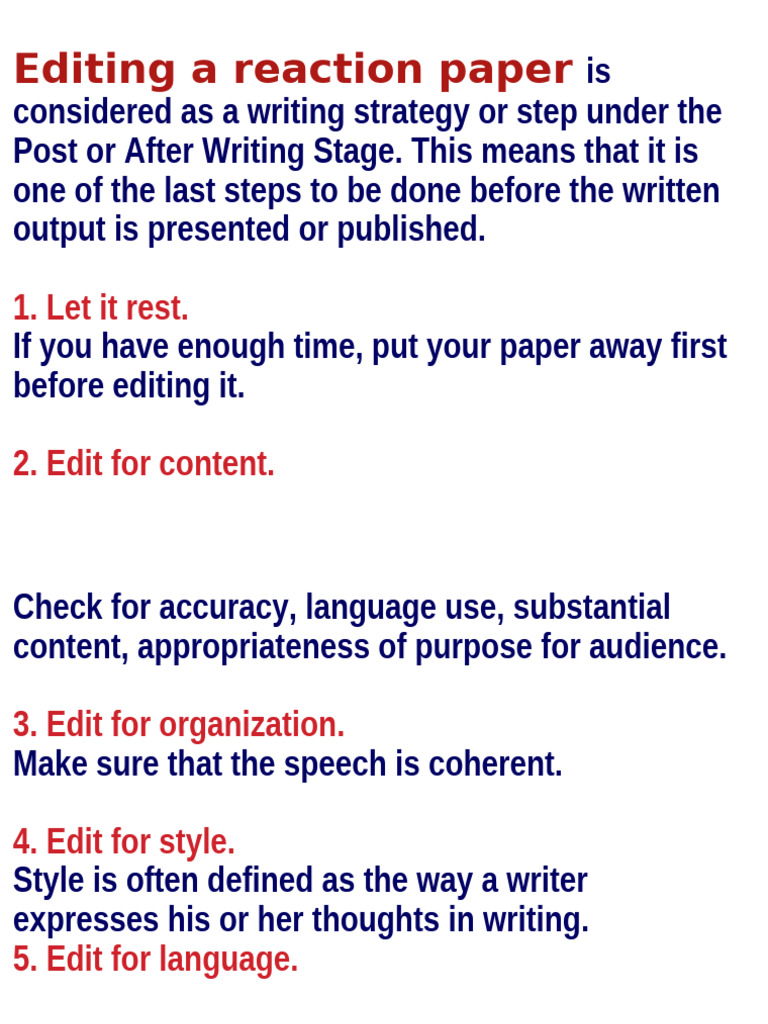 Editing-a-Paper | PDF | Behavioural Sciences | Psychological Concepts